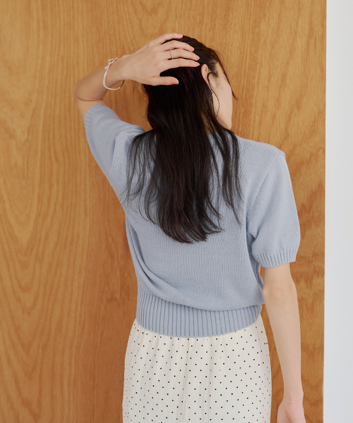 コンパクトVネックニット通販|レディースファッション・洋服 コンパクトVネックニット通販|レディースファッション・洋服