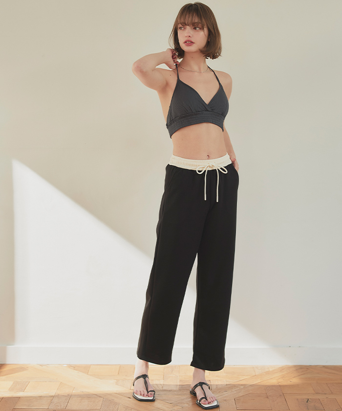 バックリボンホルターネック×ハイウエストビキニ/水着【SEADRESS バックリボンホルターネック×ハイウエストビキニ/水着【SEADRESS